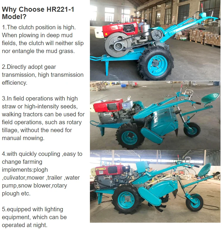 Factory diesel Engine Farm Hand Tractors Hand Operated Tractor for Sale ...