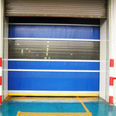 High Efficiency Rapid Roll Smart Door With Inner Air Shower And Double ...