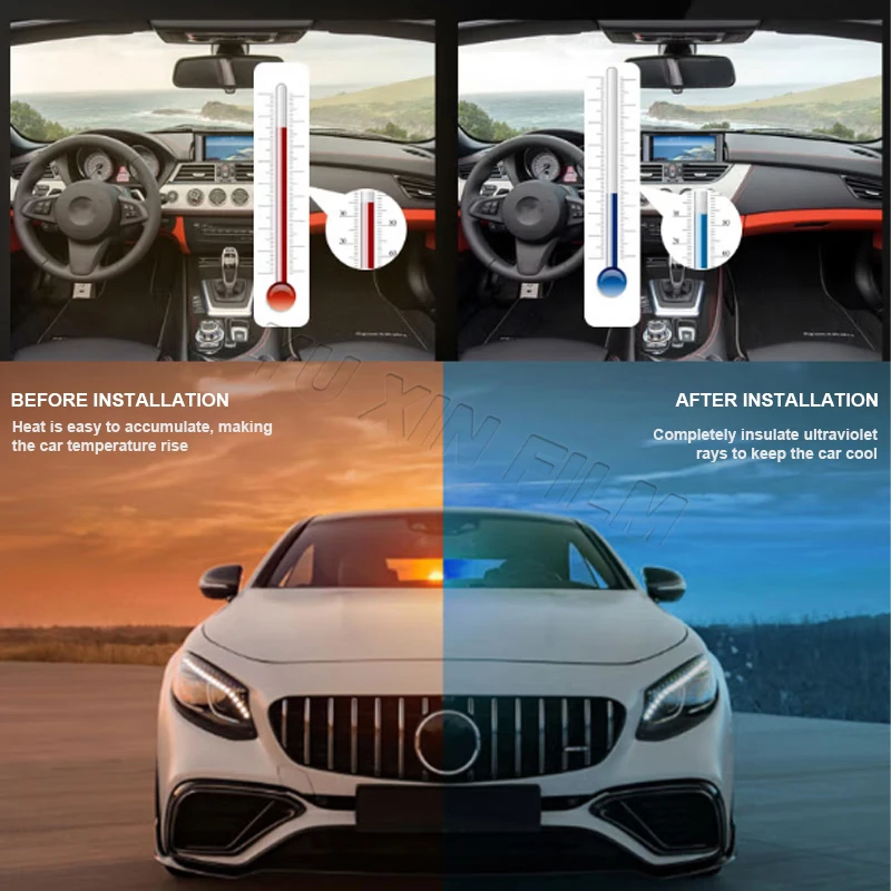 USA Quality Sun Heat Control Nano Ceramic Car Window Tint