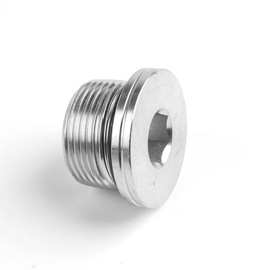 Stainless Steel Bsp Male Captive Seal Hollow Hex Plug British Hexagon ...