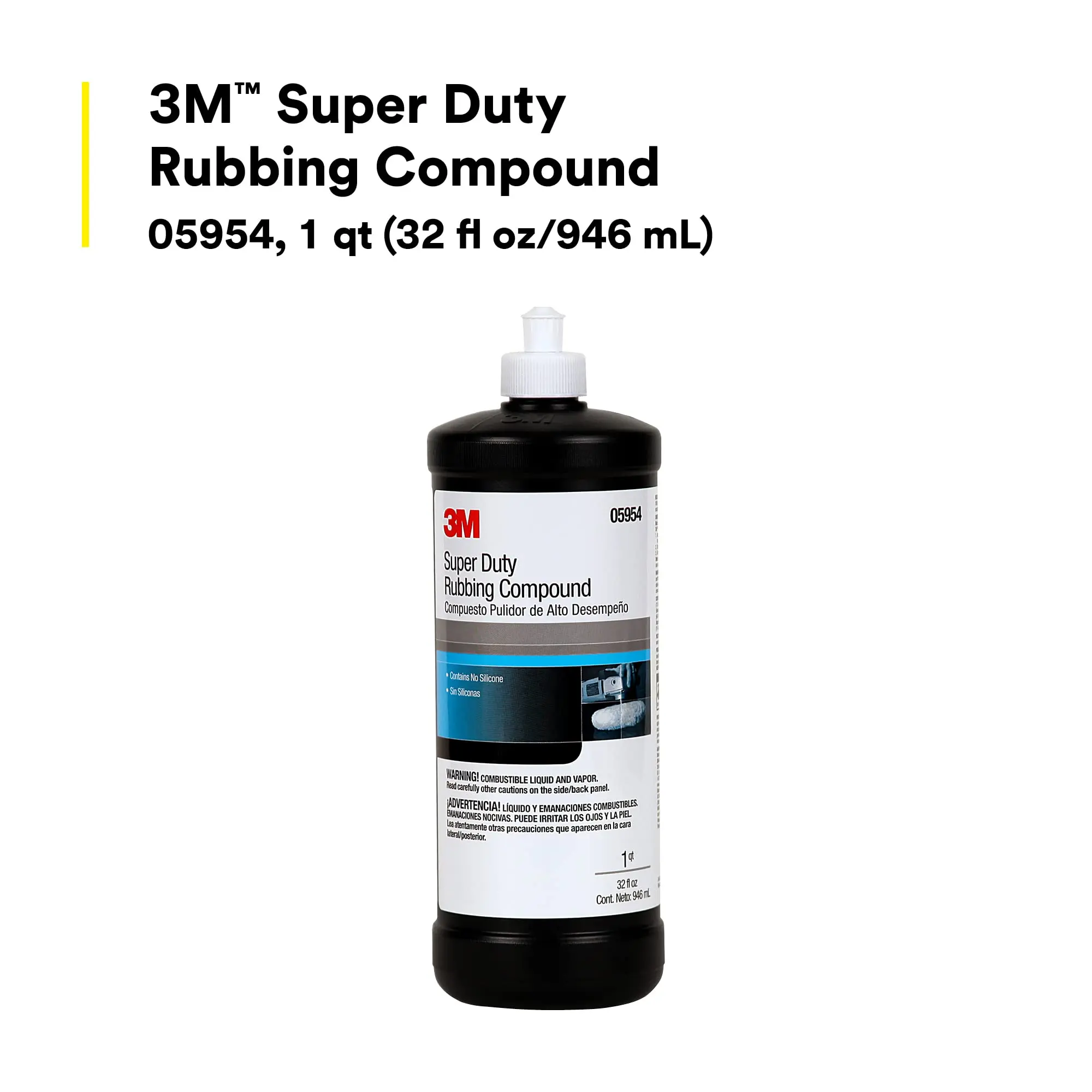 3M Super Duty Rubbing Compound - High Cut Rate Polish
