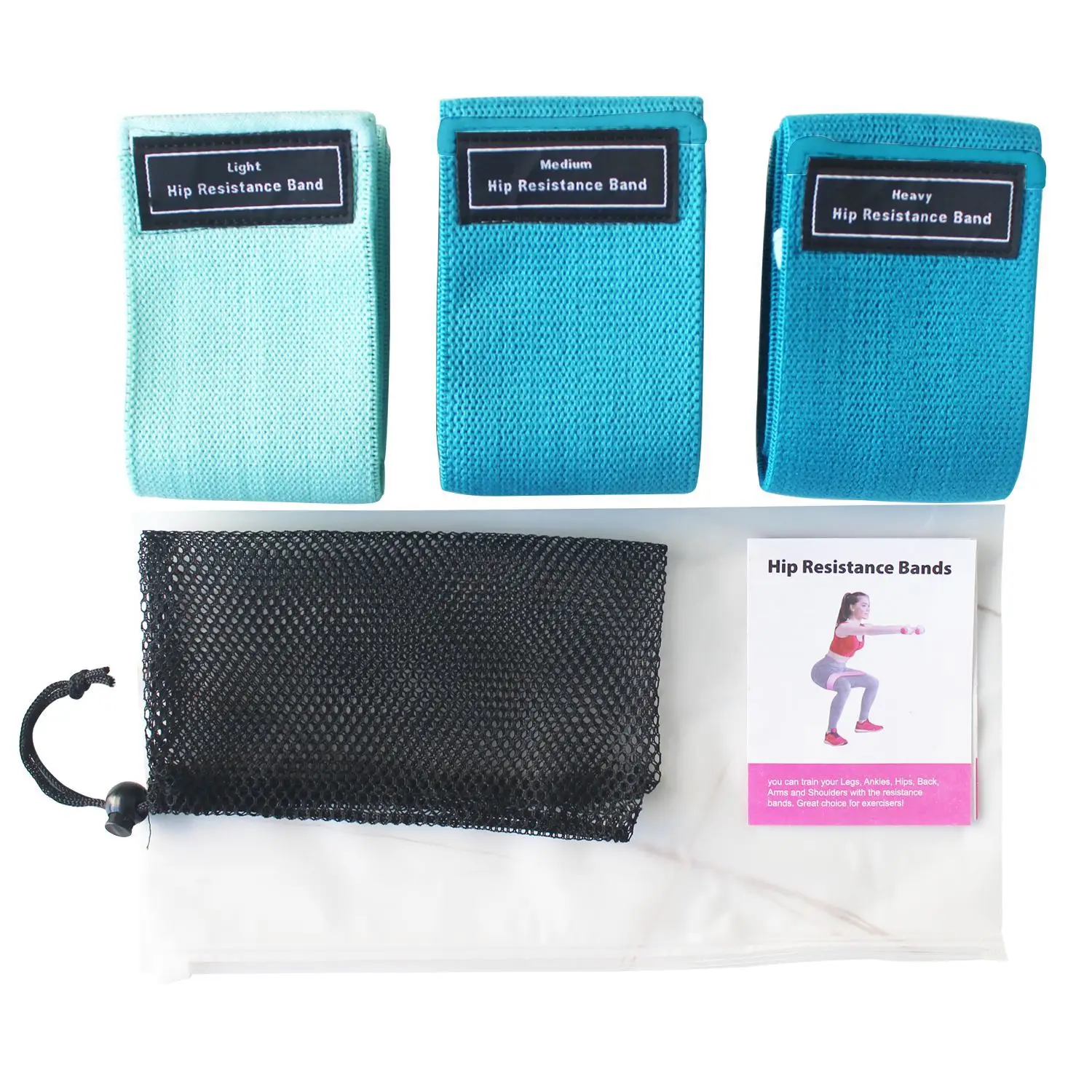 Stretching Personalized Resistance Exercise Booty Bands