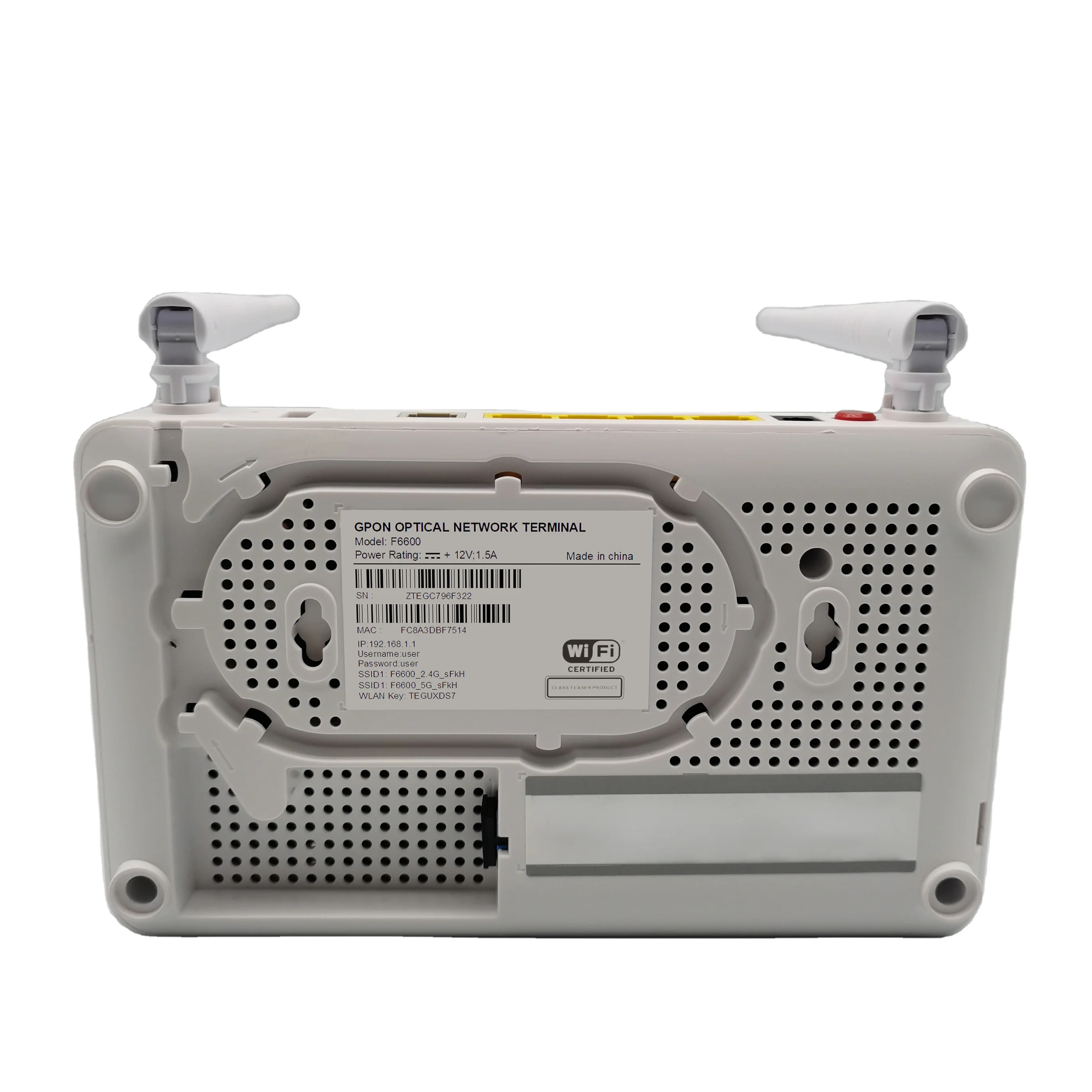 Onu Wifi6 Ax1800 Ont Olt F6600 4ge 1tel 2.4g/5g - Buy Onu Zte Wifi6 ...