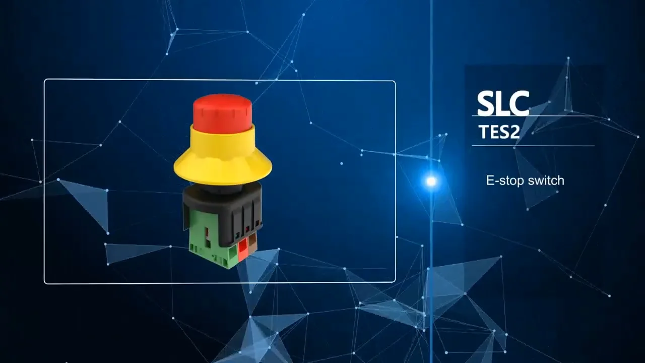 Tes2-1c3o Emergency Stop Mushroom Shut Off Botton Industrial Estop ...