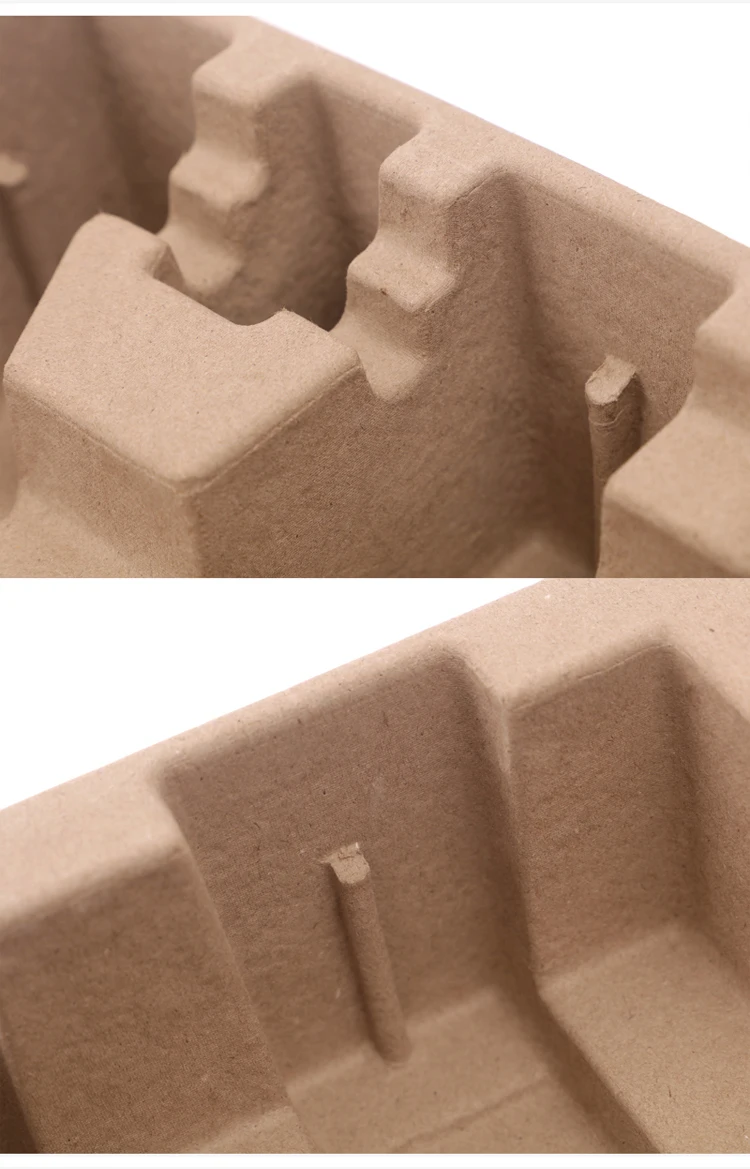 Molded Pulp Packaging Tray Recycle Material Dry Pressed Biodegradable ...