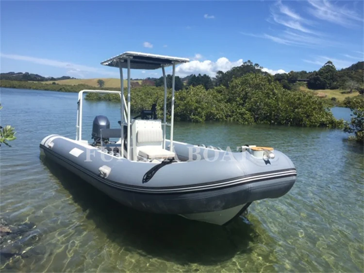 18ft RIB Boat with PVC Hypalon Air Tubes & Aluminum Hull