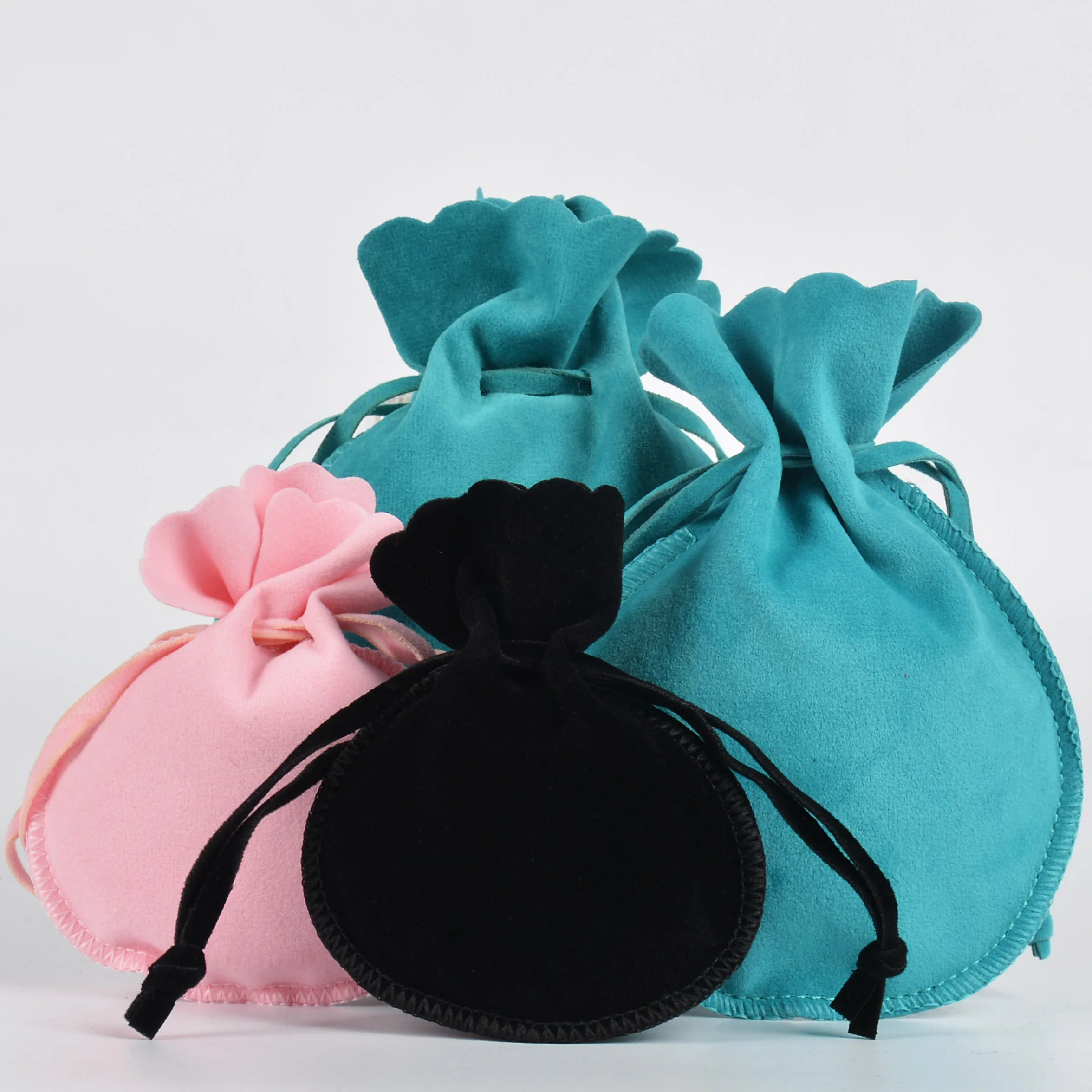 Small Velvet Bag Pouches For Jewelry Mini Drawstring Jewelry Packaging ...