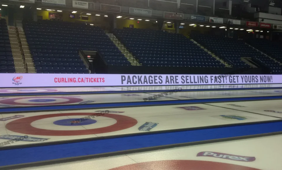 Football Stadium Perimeter Video Led Display Cabinet 960x960mm P6 P8 ...