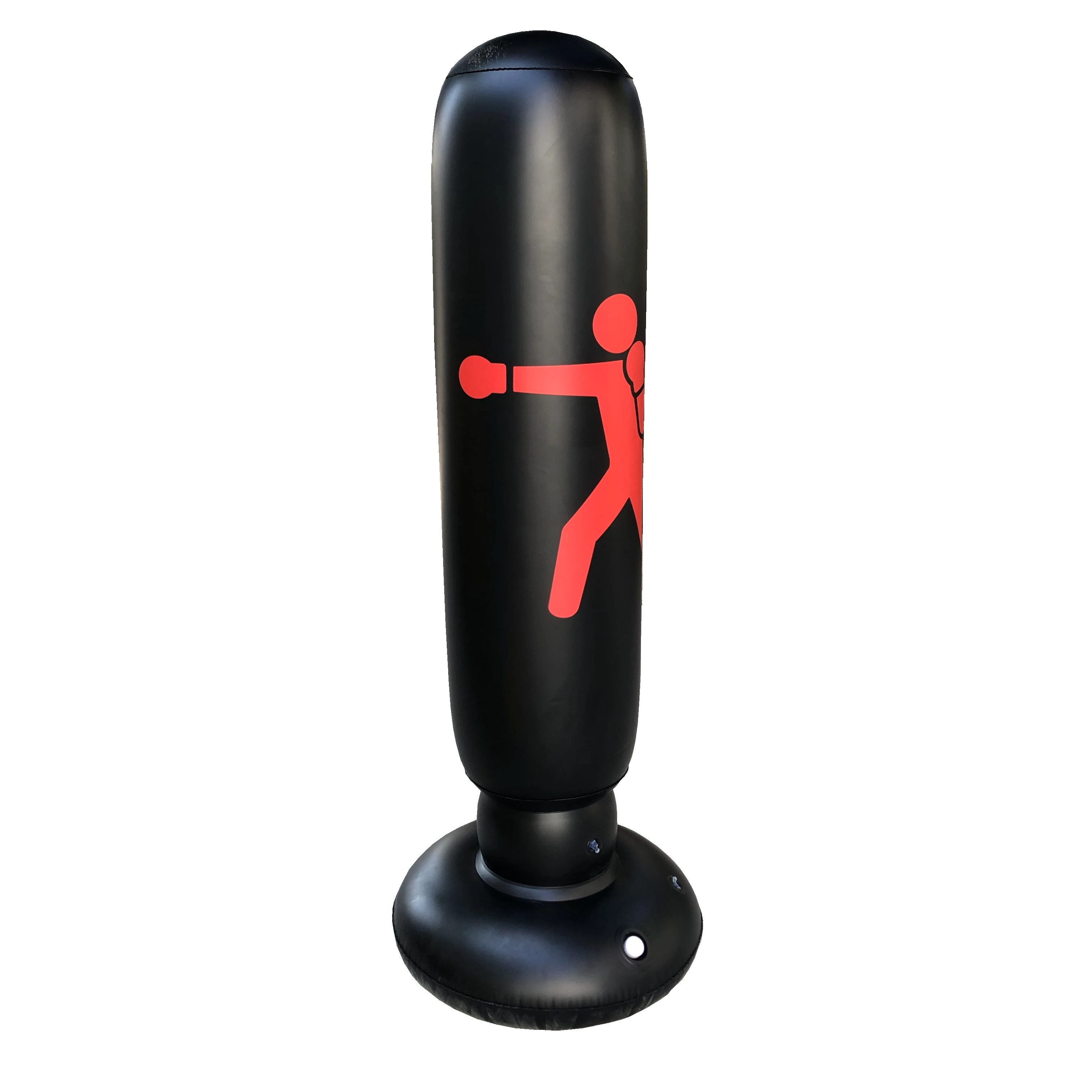 160cm Man Free Standing Punching Bag Thicken PVC Inflatable Boxing Bag ...
