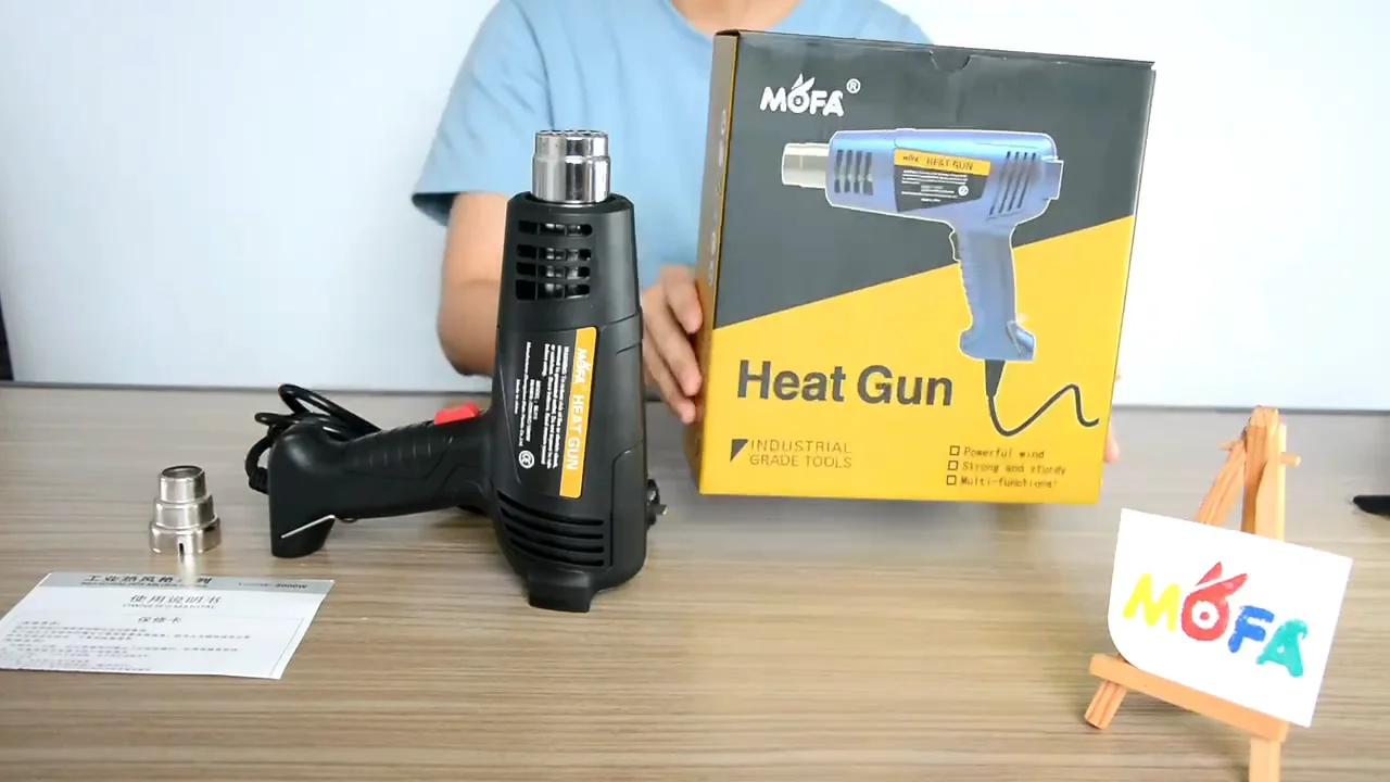Industrial Grade Portable Quick Electronic Heat Air Gun Hot Air Gun ...