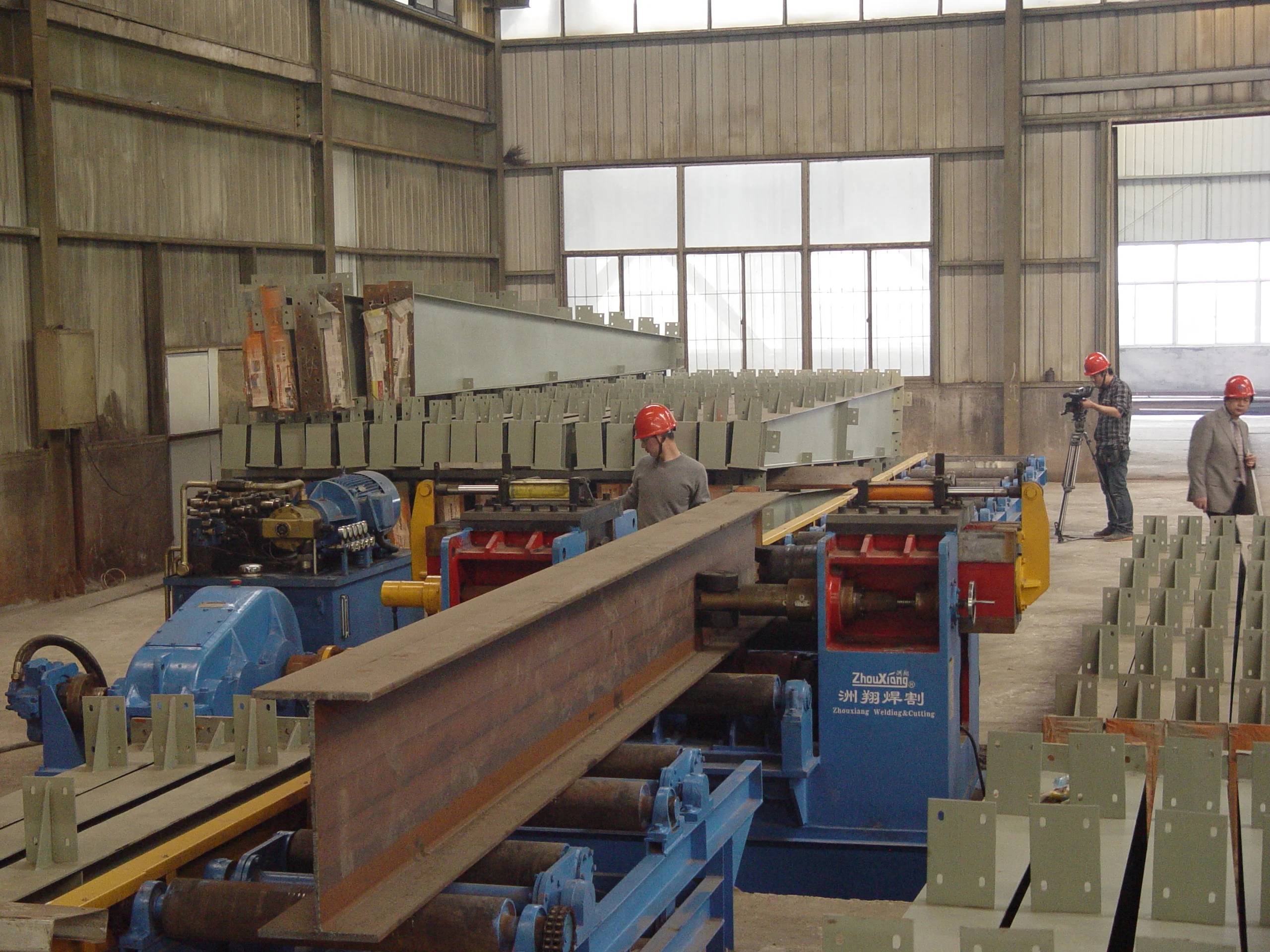 Combined Cutting Assembling Welding Straightening H Beam Steel ...