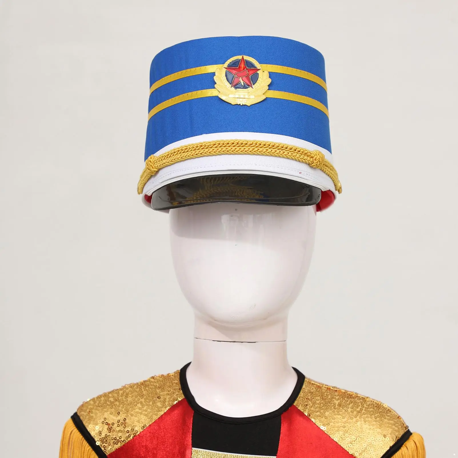High Quality Band Uniform Hat Children Nutcracker Toy Soldier Hat ...