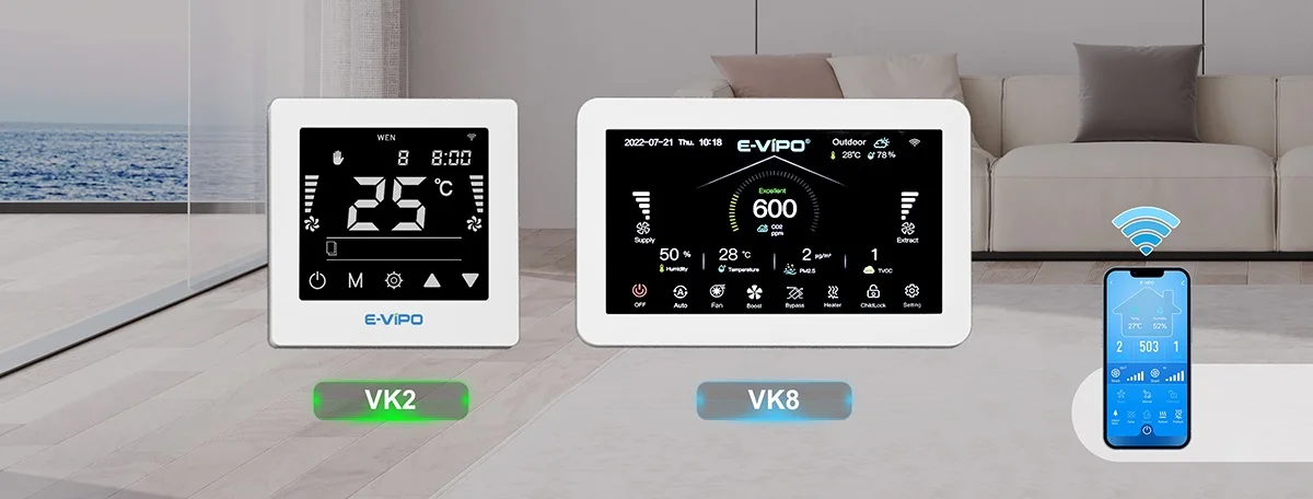 ECO A+ MVHR - Efficient Heat Recovery Ventilation System