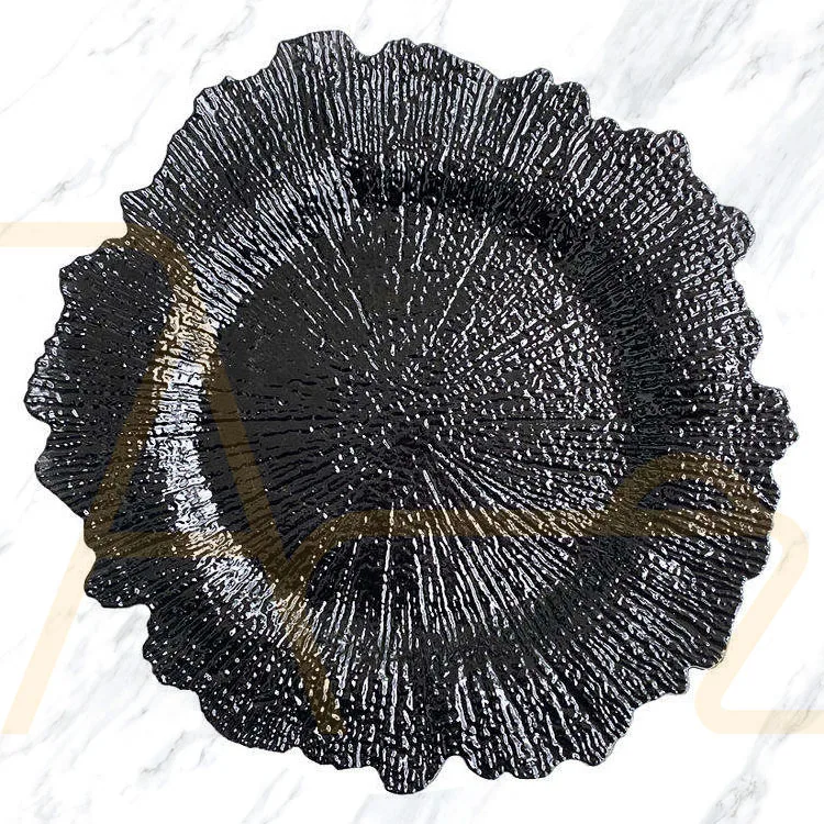 Factory Direct Bulk Buy Round Gold Silver Red Black Banquet Charger ...