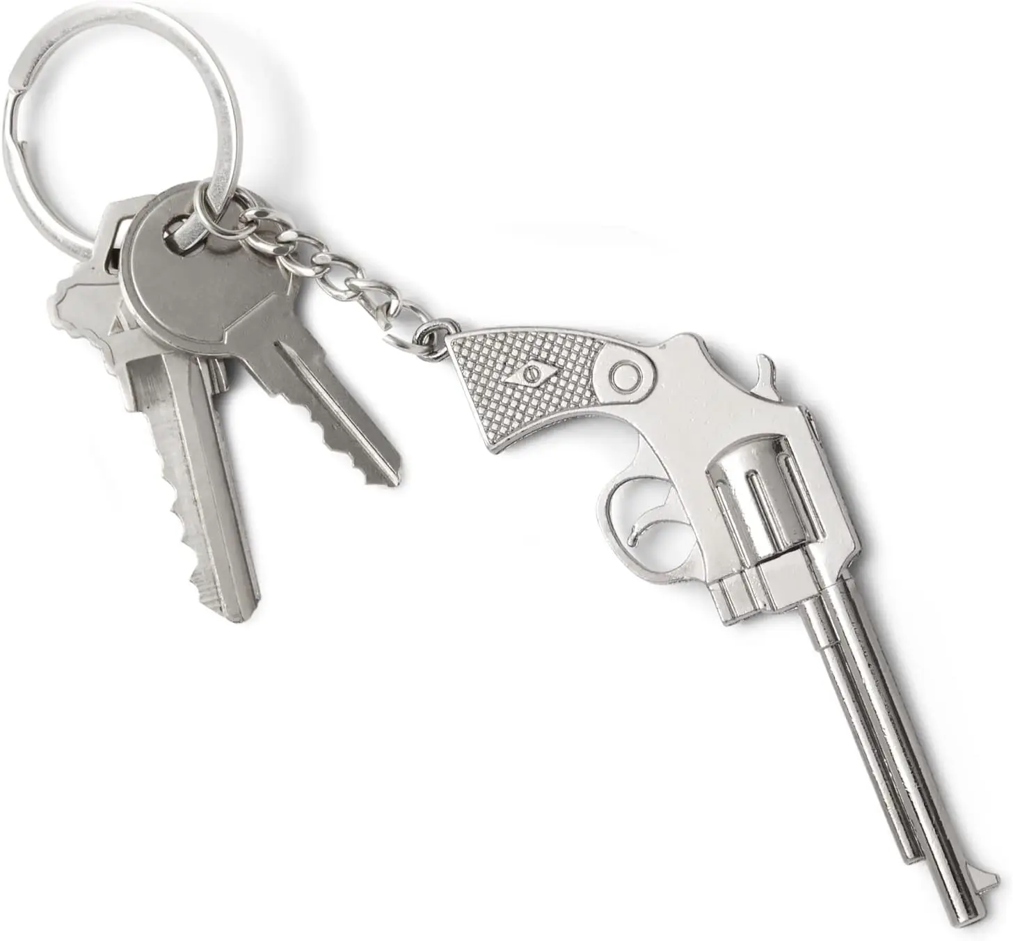 FREE SAMPLE Key Chain Zinc Alloy Metal Key Ring Mini Gun