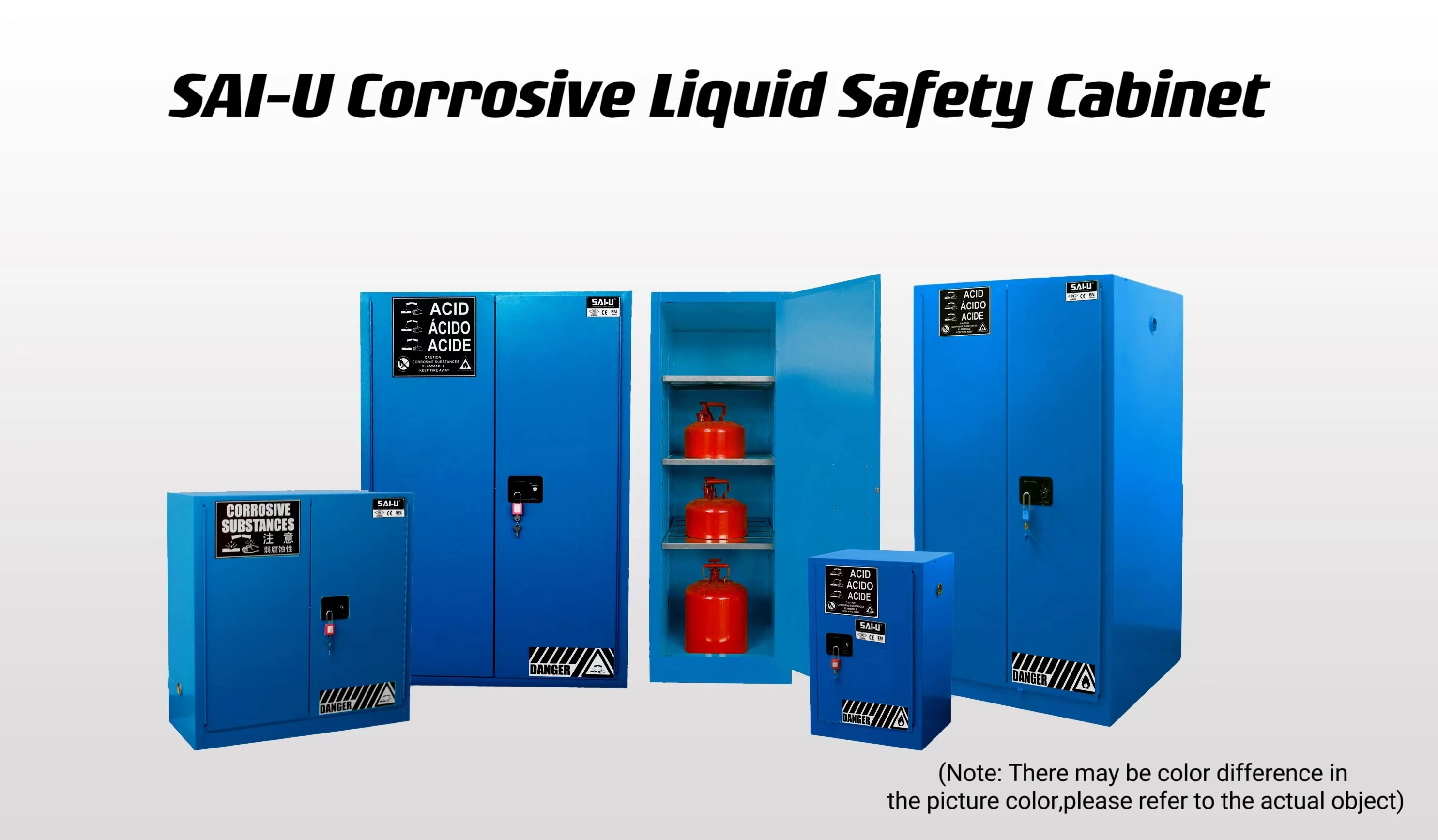 High Quality Galvanized Steel Plate Safe SAI-U Flammable Cabinet ...