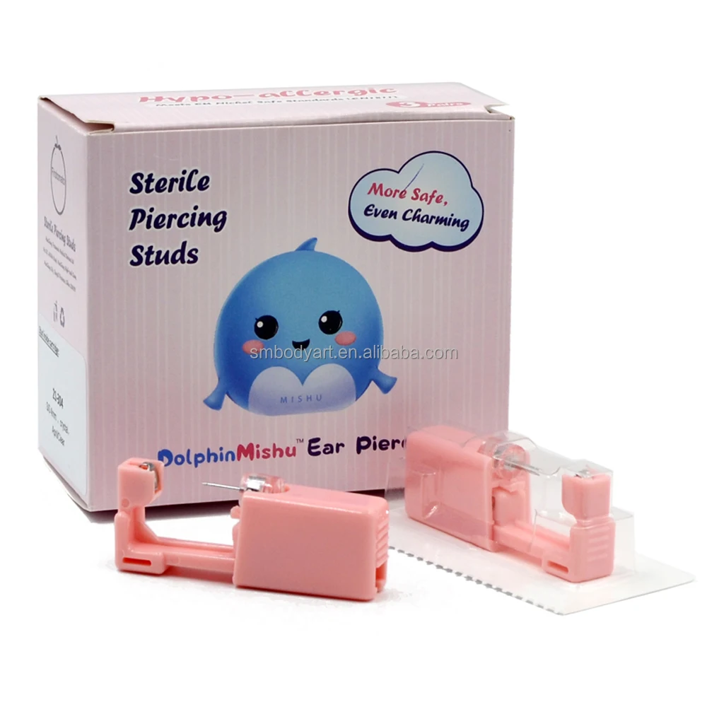 Mishu Disposable Nose Piercing Unit Gun - 316L Stainless Steel