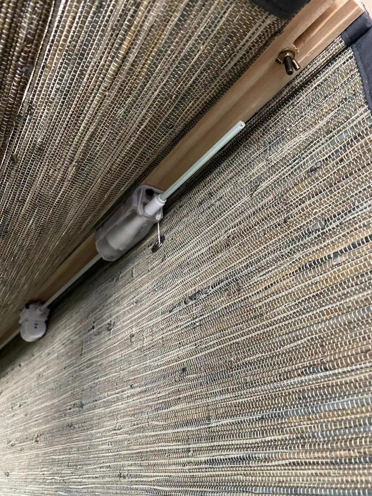 Natural Mixed Grass Window Blinds Roman Reed Jute Bamboo Cordless Woven ...