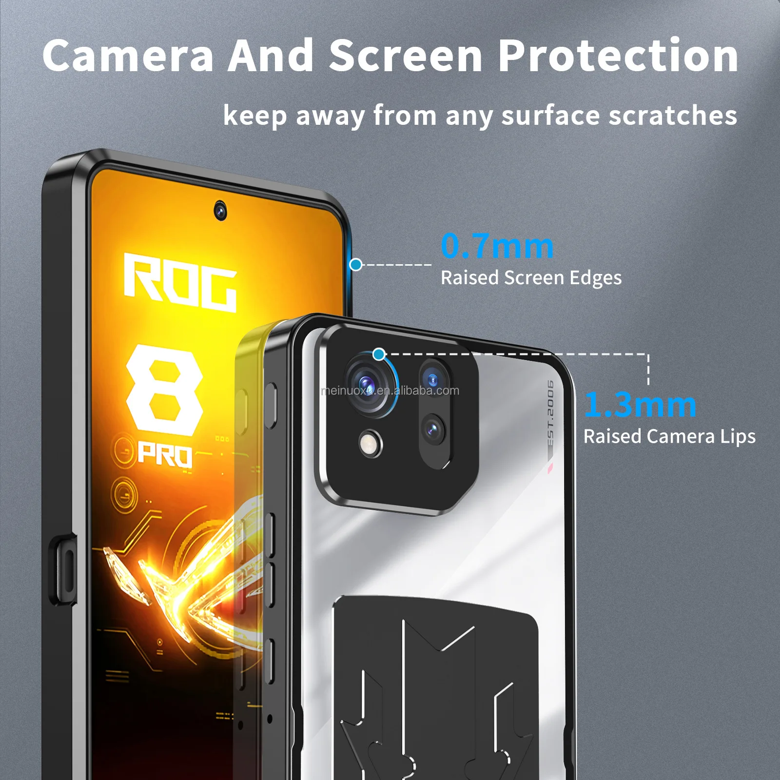 Luxury Armor Metal Aluminum Heat Dissipation Back Cover for Asus ROG ...