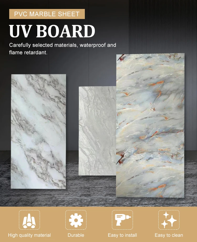 UV Marble Panels - Durable, Stylish, and Easy to Install