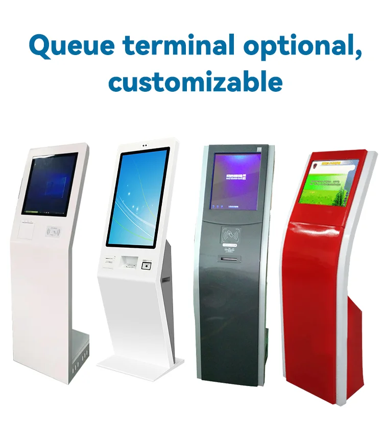 19 Inch Queue Management System Ticket Dispensing Kiosk For Bank - Buy ...