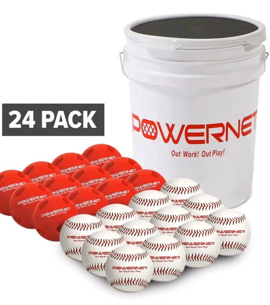 Baseball 6-gallon Large Bucket Empty Perfect Addition To Home Or Coach ...