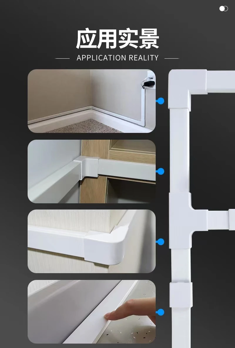 White Pzc Series Cable Duct 10*15mm~80*100mm Open Slot Wire Duct Pvc ...