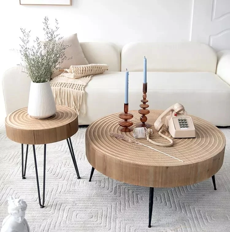 Unique Luxury Wooden Coffee Table Modern For Living Room Solid Wood ...