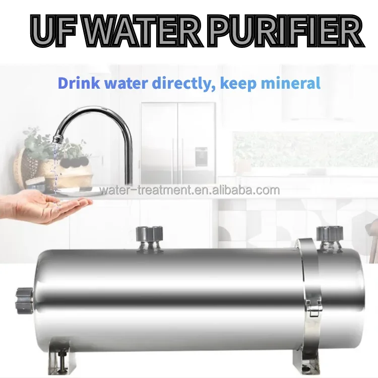 1000L Drink Water Filter Machine PVC UF Purification System 304 ...