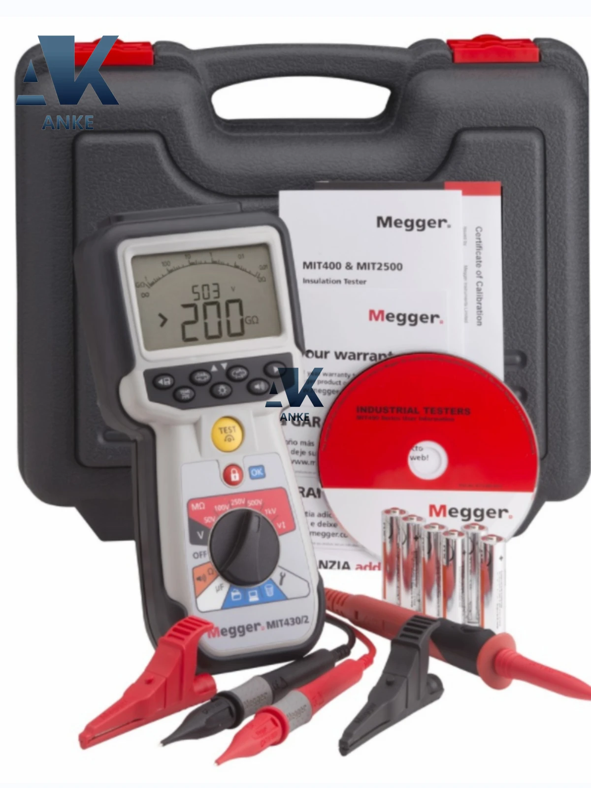 MIT430/2 Insulation and Continuity Tester| Alibaba.com