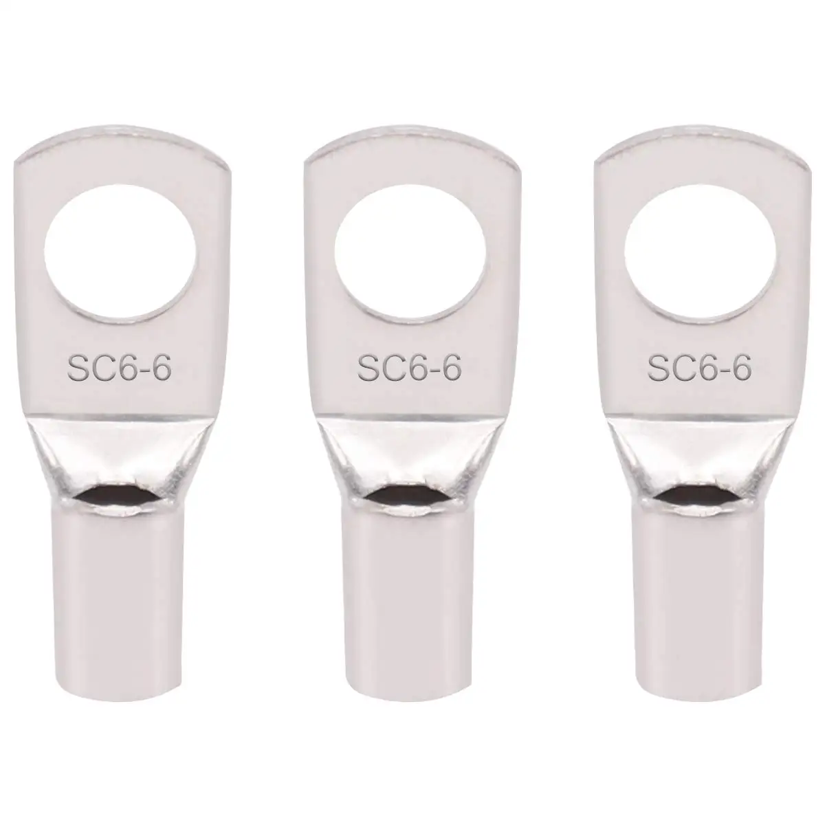 Sc10-6 Ring Connectors,Heavy Duty Lugs Battery Cable Tinned Copper ...