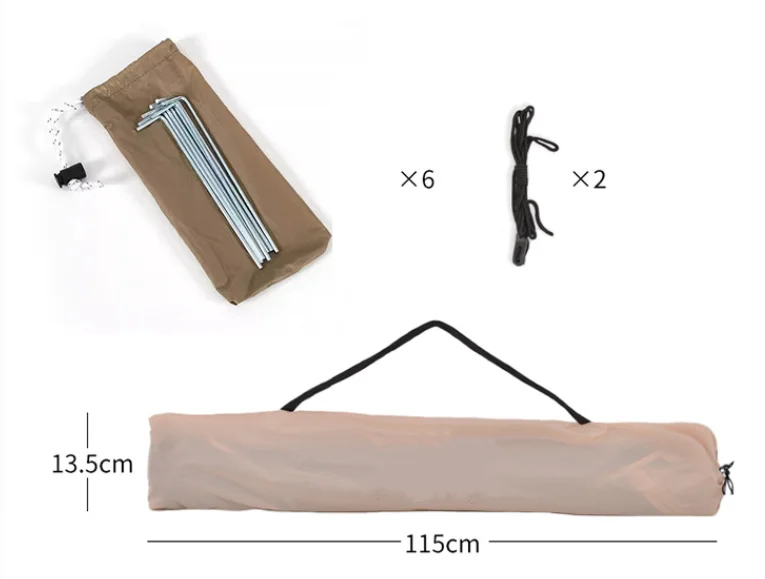 Portable 4-Season Camping Tent - Ideal for Outdoor Adventures