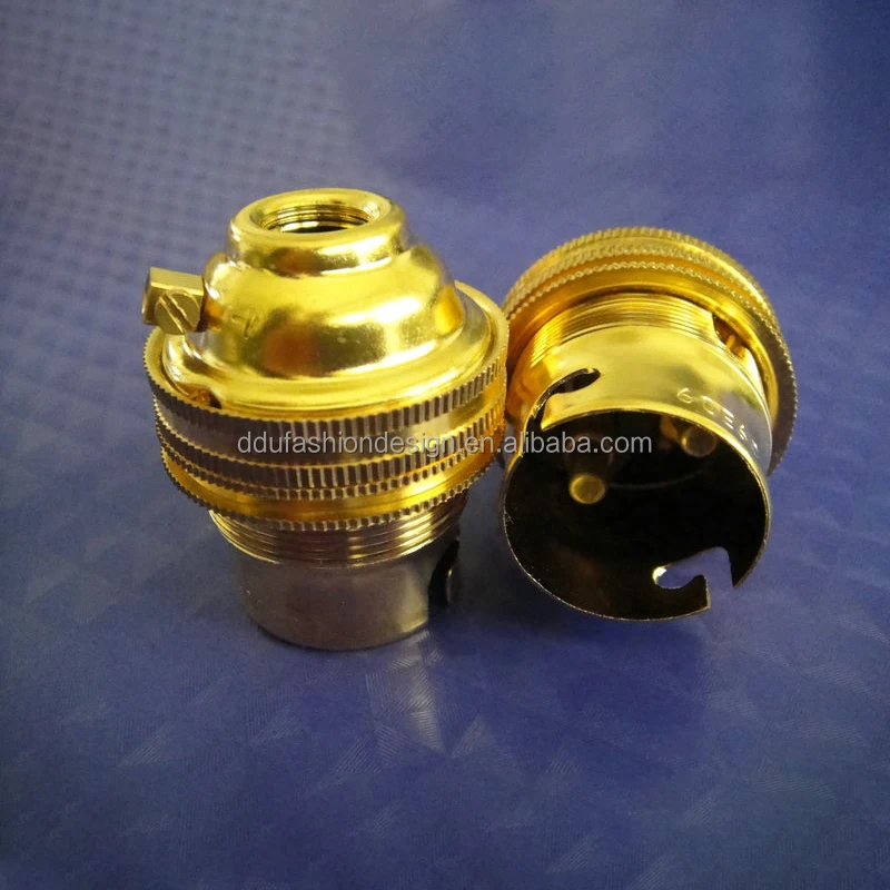 Pendant Light Fittings Vintage B22 Brass Switched Lamp Holder