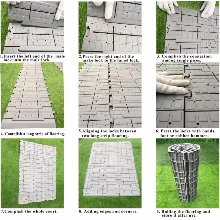 Outdoor Lawn Protection Flooring Turf Grass Anti-skid Protecting ...