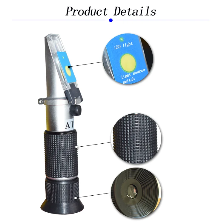 Refractometer for Oil Testing Refractometer with Refractive Index 1.10 ...