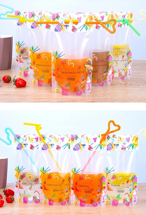Juice Packaging Sack Bags - Sustainable Beverage Pouches