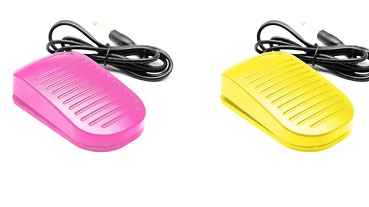 Portable Tattoo And Pmu Foot Pedal With 1.5m Wire By Abs Four Colors ...