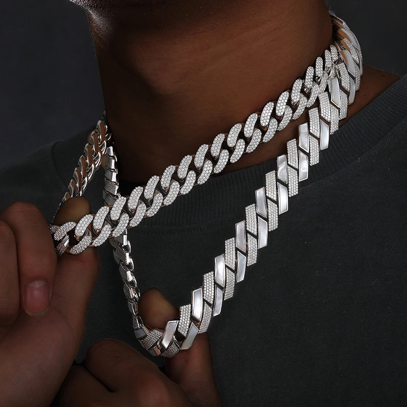 100% Pass Diamond Tester - Moissanite Cuban Chain Luxury