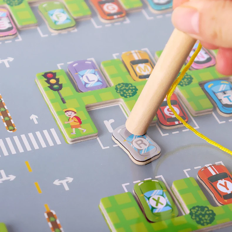 Customize Logo Magnetic Alphabet Maze Letter Puzzle For Kid Toddler ...