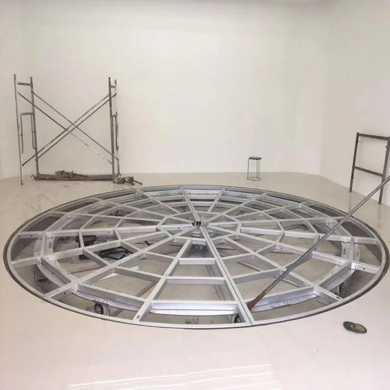 Hydraulic Rotating Stage Lift Platform - 2 to 4 Ton Capacity