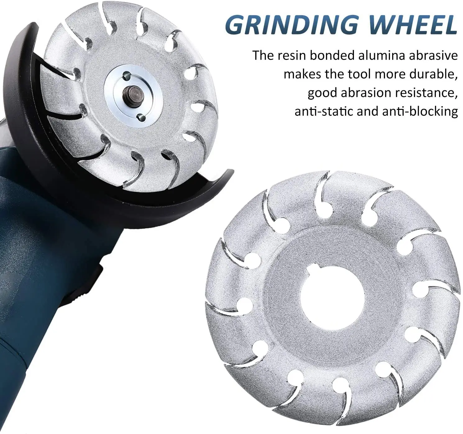 2 Pieces Angle Abrasive Wheel Discs, Wood Grinder Disc, Carving ...