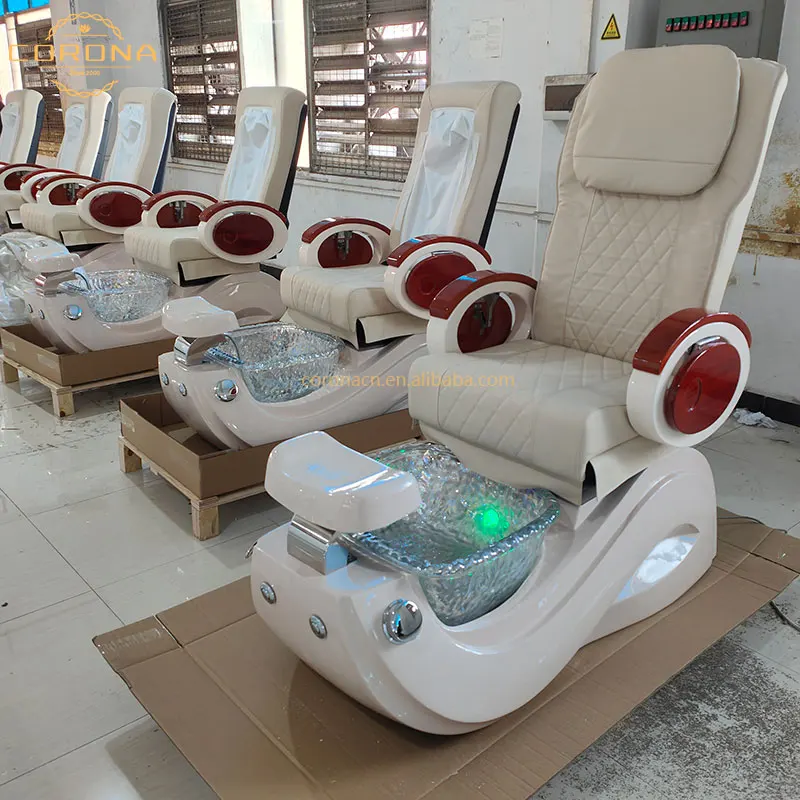Custom Color Modern Luxury Beauty Nail Salon Furniture No Plumbing Foot ...