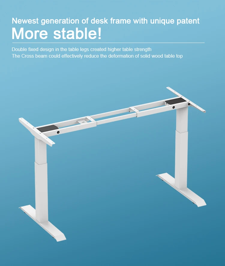 Latest Design Dual Motor Electrical Standing Desk Frame/ Sit To Stand ...