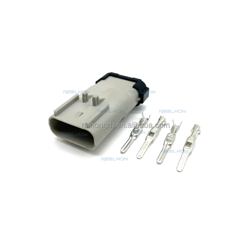 Auto 4 Pin Male Waterproof Sensor Wire Harness Connector Terminal ...