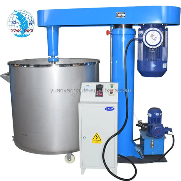 1000L Solvent Based Paint Dispersing Mixer Machine 15KW