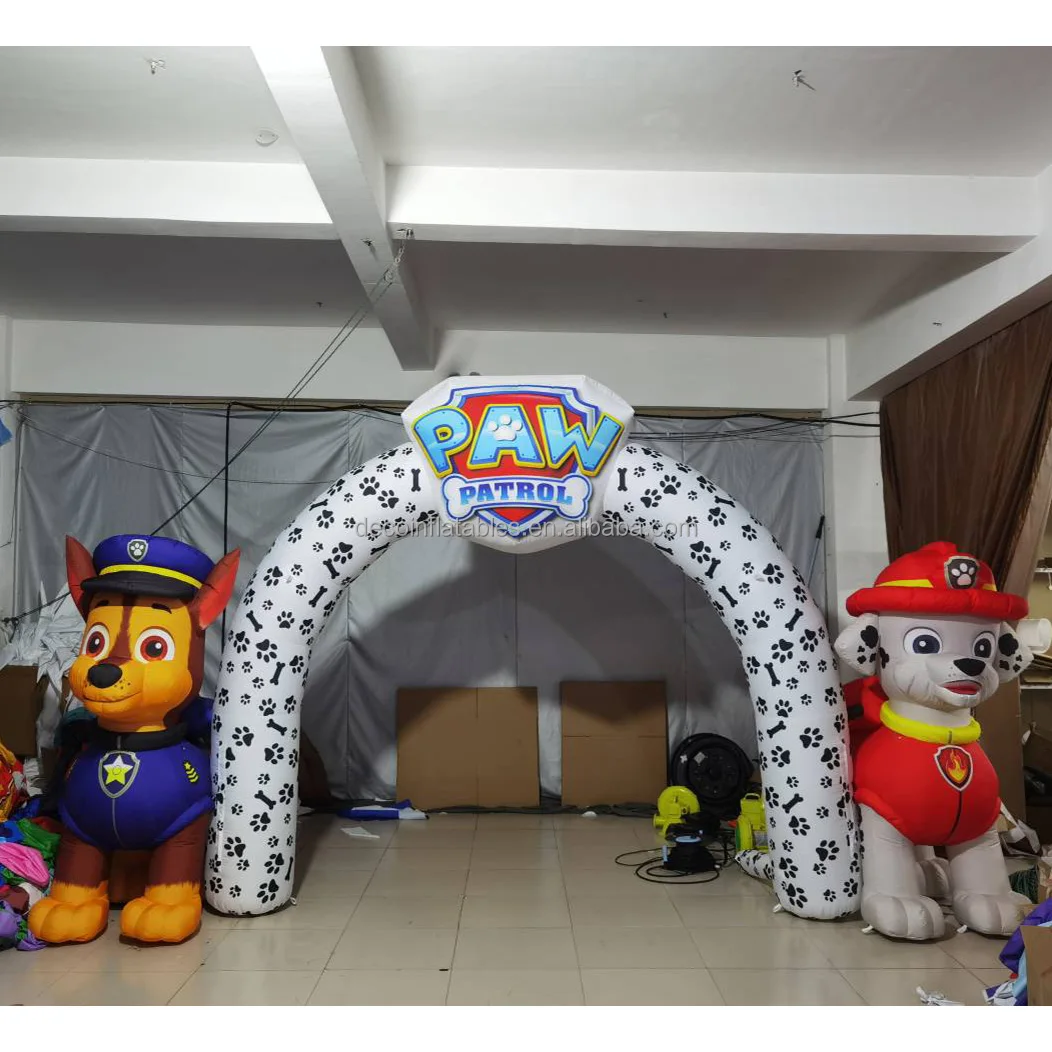 Inflatable Dalmatian Dog Arch - Perfect Yard Birthday Decorations