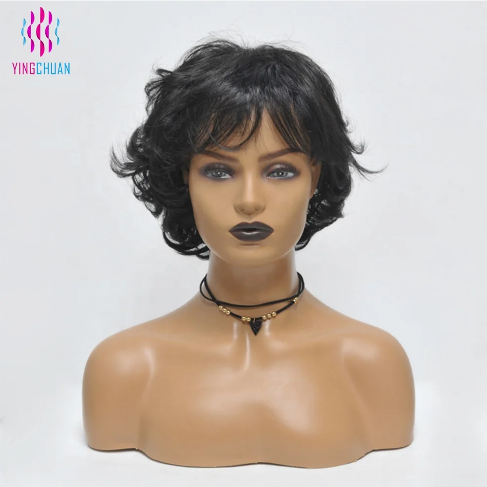 Realistic Dummy Head Bust Plastic Female Dummy Head With Shoulders ...