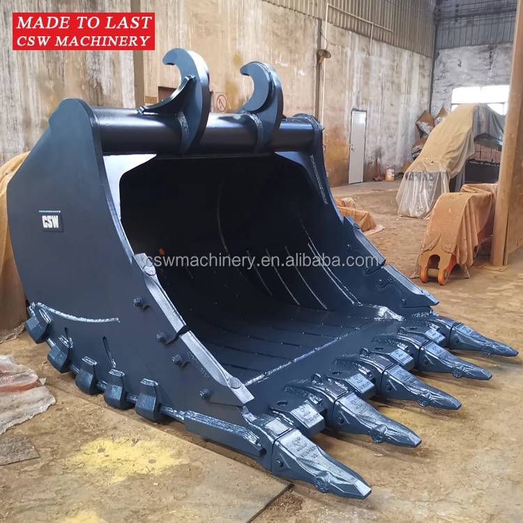 CSW Heavy Duty Digging Bucket - Trench Bucket for 45 Ton Excavators