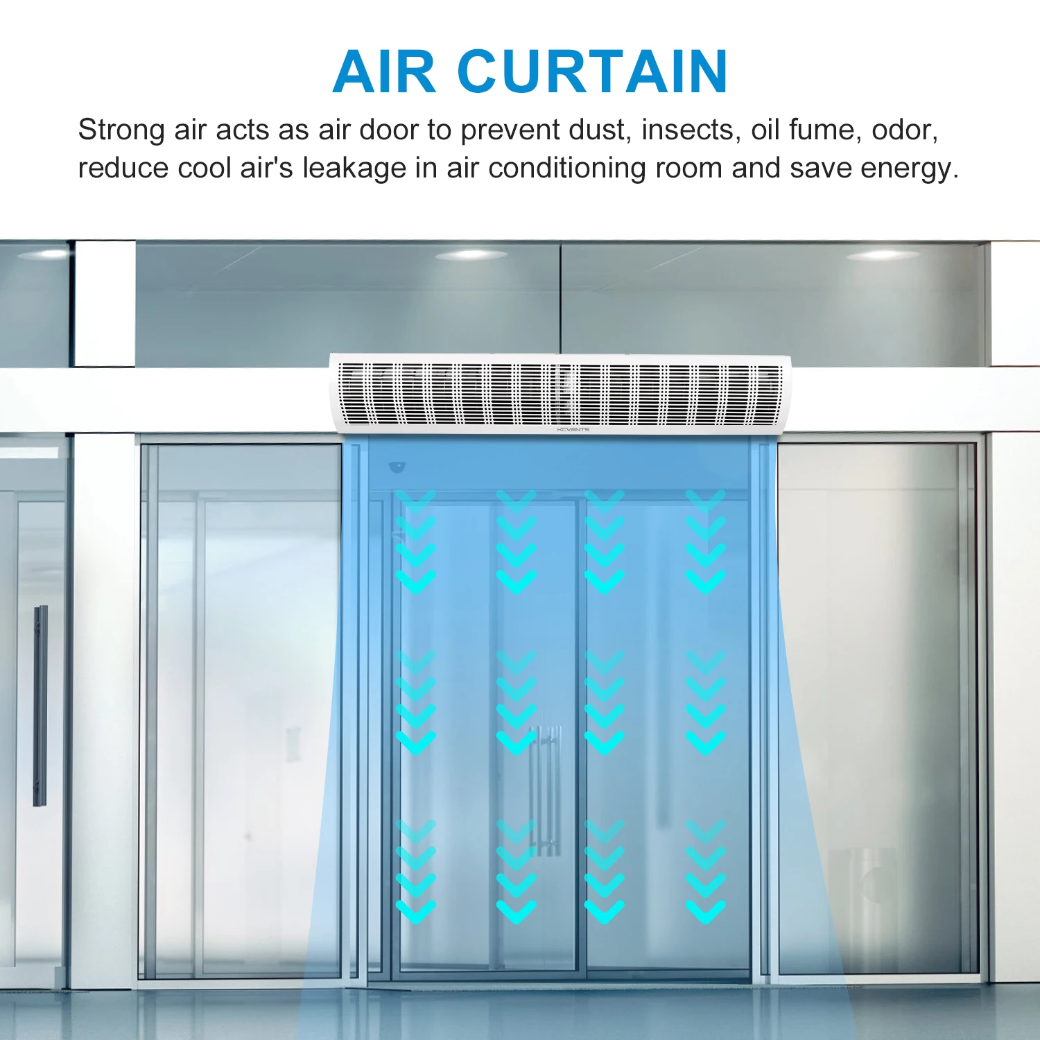 Commercial Air Curtain System for Efficient Climate Management