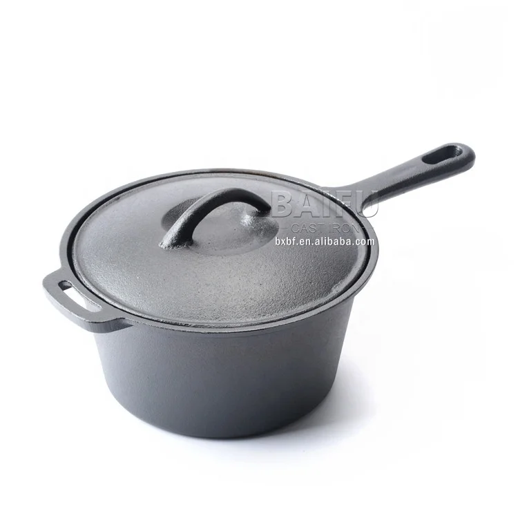 7pcs Cast Iron Cookware Set Camping Cookware Set With Wooden Box,Pots ...